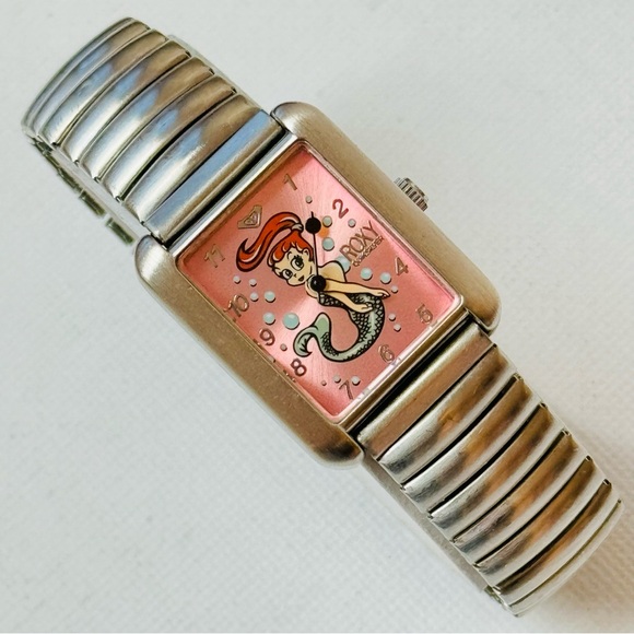 Roxy | Accessories | Vintage Roxy Quiksilver Mermaid Womens Watch 6 Max ...